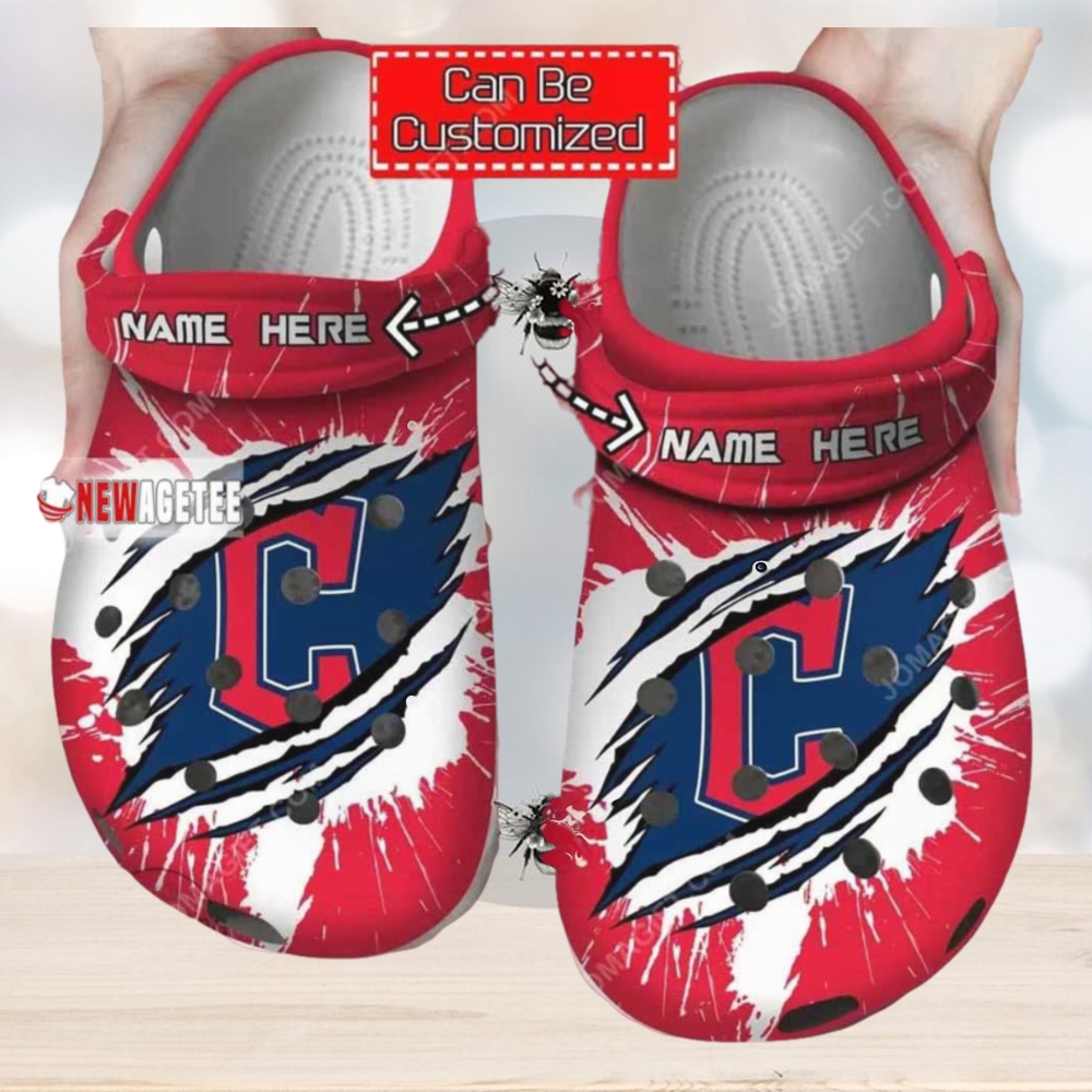 Cleveland Guardians Custom Ripped Claw Crocs Clog and High ...