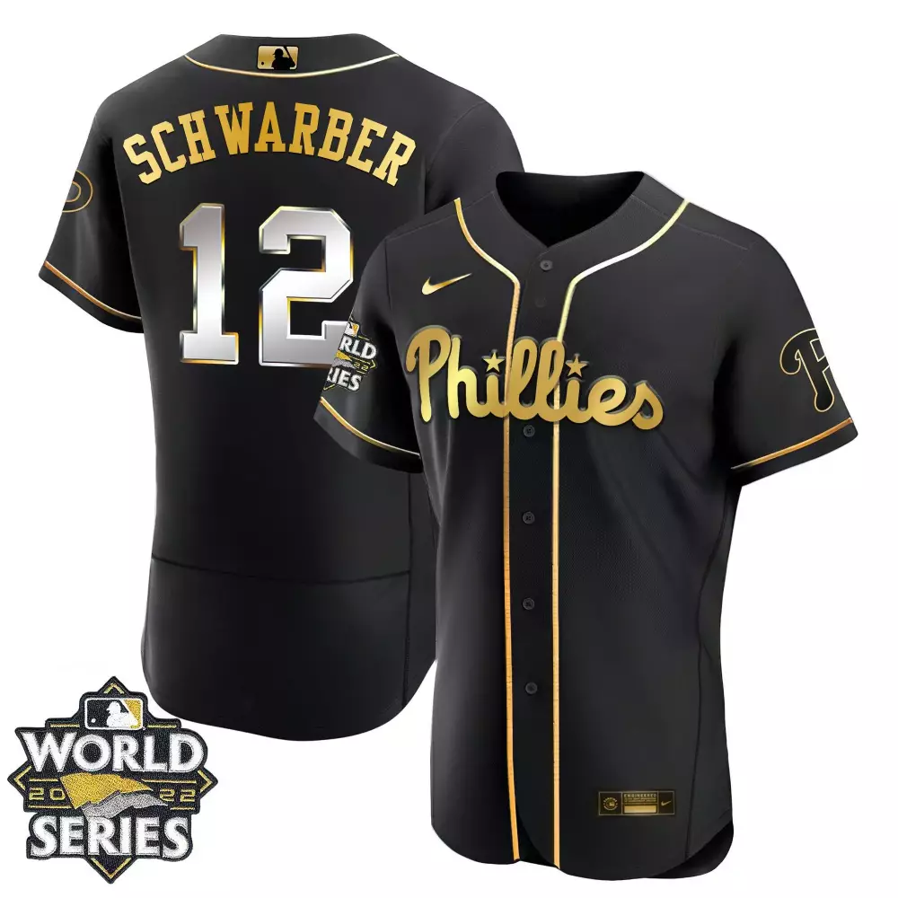Kyle Schwarber 12 Philadelphia Phillies 2022 World Series Jersey ...