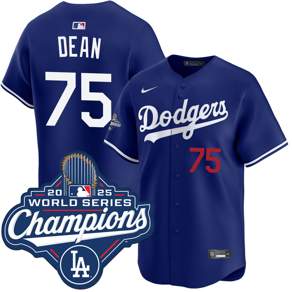 justin dean los angeles dodgers alternate royal limited 2025 world ...
